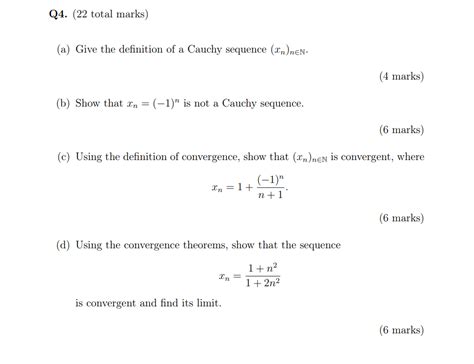 Solved Q Total Marks A Give The Definition Of A Chegg Com