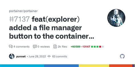 Feat Explorer Added A File Manager Button To The Container Details