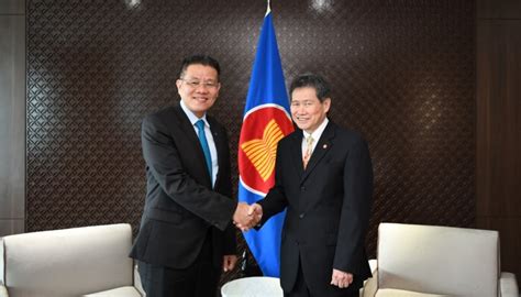 Aff President Sameth Pays Courtesy Call On Asean Secretary General