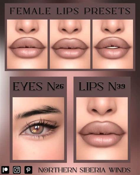 31 Best Sims 4 Lip Presets You Need To Download Now