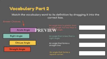 Geometry Review Project Points Lines Angles Triangles Symmetry