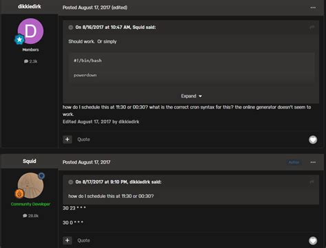 User Scripts Custom Cron Schedule Not Working General Support Unraid