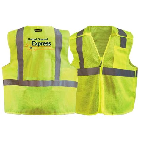 Occunomix B3163715 Plg01 Recycled Class 2 Mesh Breakaway Zip Vest With