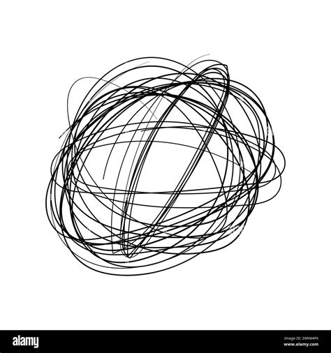 Random Hand Drawn Scribble Doodle Symbols Vector Random Hand Drawn Doodles Icon Stock Vector