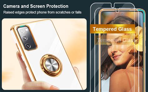 LeYi For Samsung Galaxy S FE G Case S FE G Case With PCS Tempered Glass Screen Protector