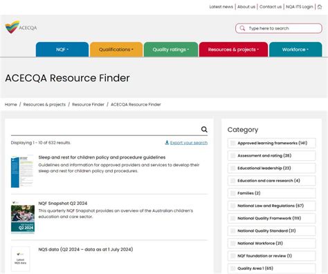 Acecqa Use The Acecqa Resource Finder To Access Free And Informative