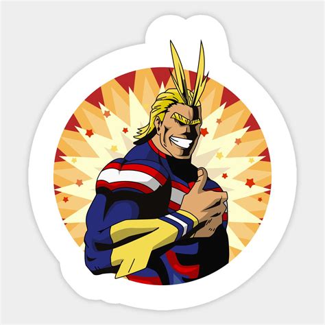 All Might From Boku No Hero Academia Sticker Pegatinas Bonitas Arte