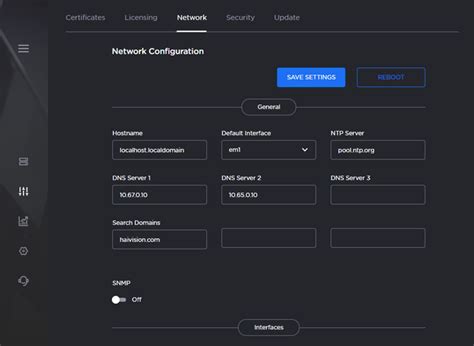 Configuring Network Settings