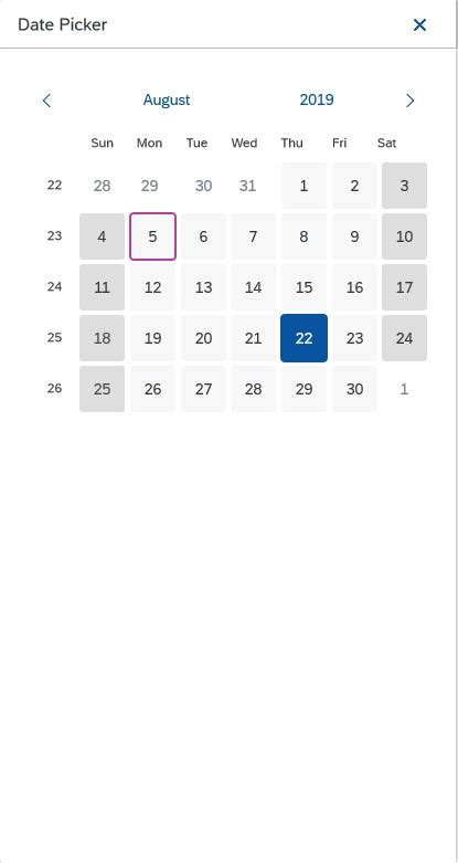 date picker sap fiori for web design guidelines
