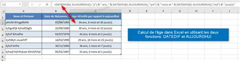 datedif ou comment calculer l écart entre deux dates sur excel