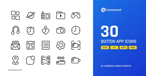 Download Button App Icon Pack Available In Svg Png And Icon Fonts