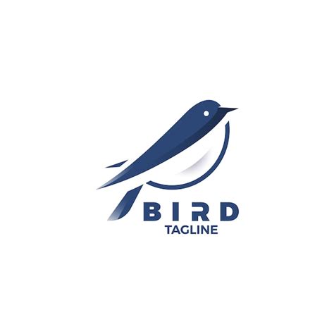 Premium Vector Creative Gradient Bird Logo Template