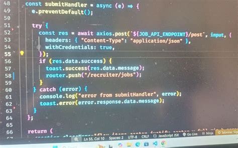 Abdul Ali Soomro On Linkedin Javascript Coding Async Errorhandling Webdevelopment Trycatch