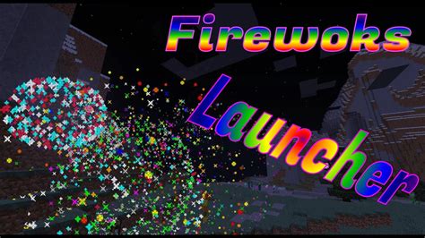 Minecraft Custom Npcs Scripted Item Firework Launcher Youtube