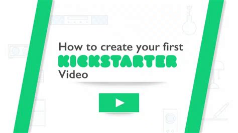 How To Create Your First Kickstarter Video Mypromovideos Animation