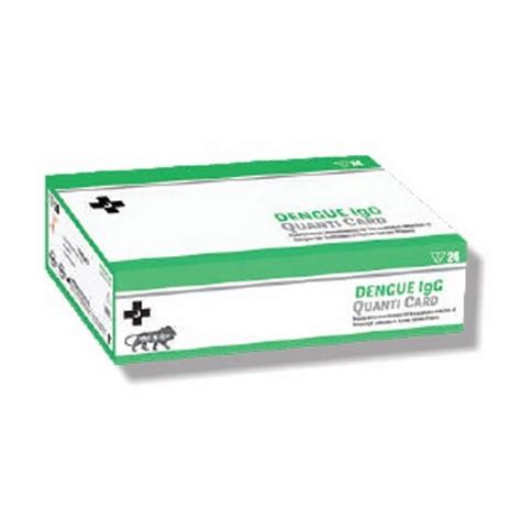 Quanti Card Dengue Igc Test Kit At ₹ 2900 Box Ranchi Id 22620185362