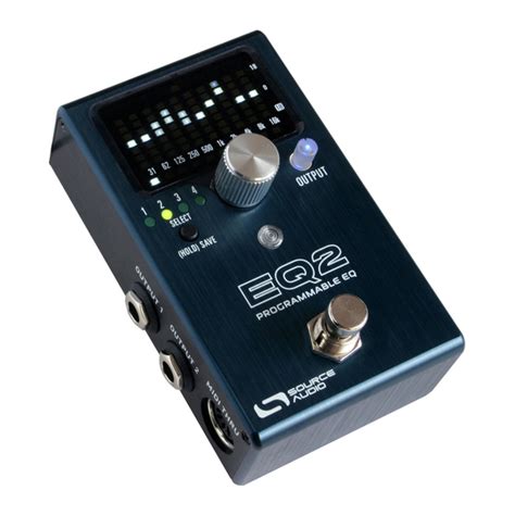 SOURCE AUDIO EQ2 PROGRAMMABLE EQ USER MANUAL Pdf Download ManualsLib