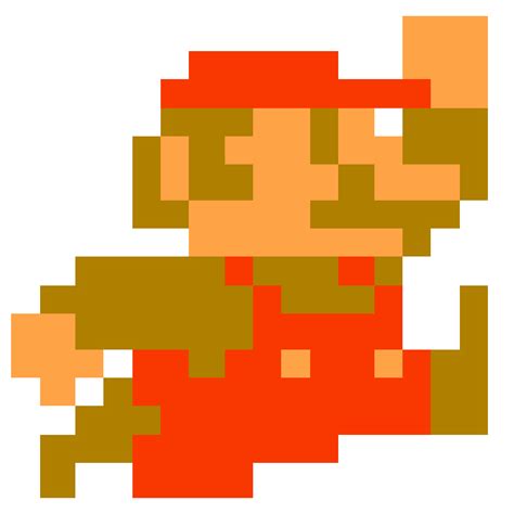 8 Bit Mario Running Sprite