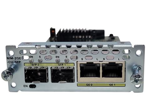Cisco Nim 2ge Cu Sfp 2 Port Gigabit Ethernet Dual Mode Ge Sfp Module — Retail Era