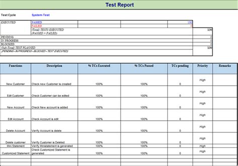 Test Summary Report Excel Template Templates Exampl Vrogue Co