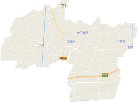 丁沟镇地图 安徽 大山谷图库