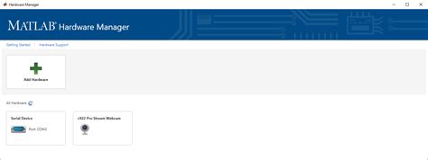 Using Acquire Webcam Image Live Editor Task From Hardware Manager