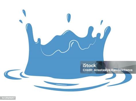 물 튀기와 스프레이 아쿠아 파란 파도 만화 눈물 고립 된 빗방울이나 땀 이슬 모양의 젖은 물방울 개체 그룹에 대한 스톡 벡터 아트 및 기타 이미지 Istock