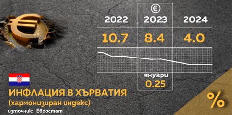 „Еврото въпроси и отговори” Как се промени инфлацията в страните от еврозоната при смяната на