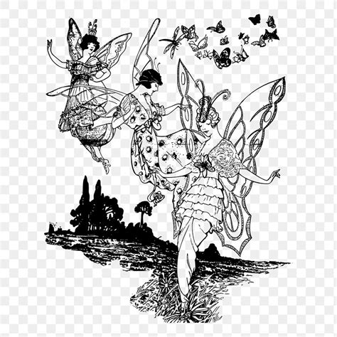 Fairies Illustration Vintage Images Free Photos Png Stickers