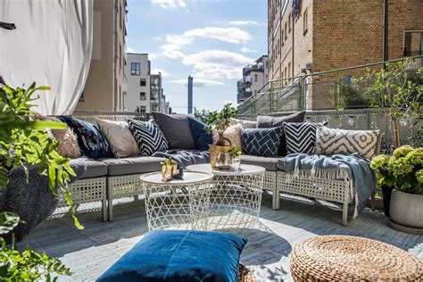 Styling Av Balkong Och Terasser Modern Patio Stockholm By Ewi