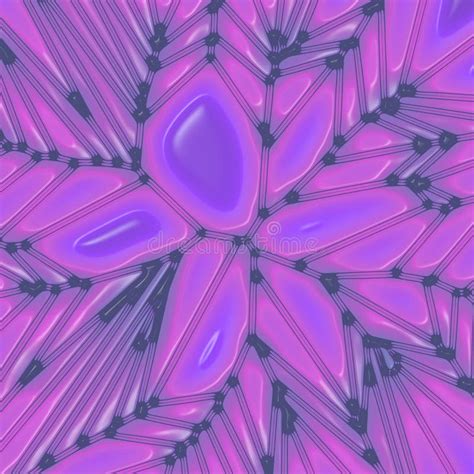 Stylized Representation Of A Pattern Of A Complex Network Of Interconnected Neurons 3d