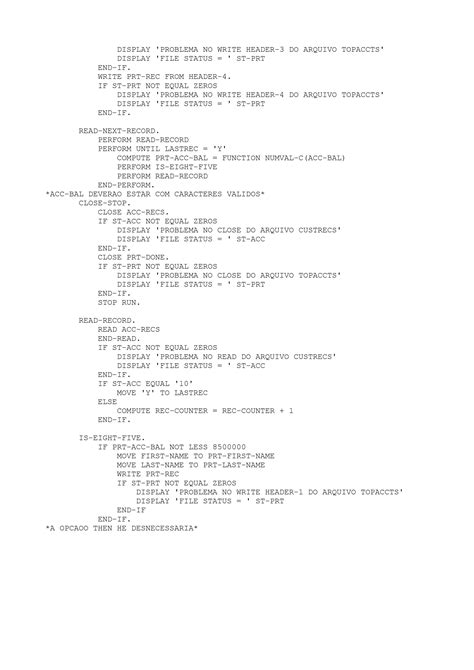 Cobol Code Problem Calling All Cobol Programmers Open Mainframe Project Community Forums