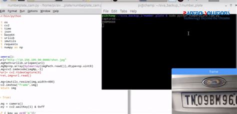 Raspberry Pi Based License Plate Recognition Using Opencv Python