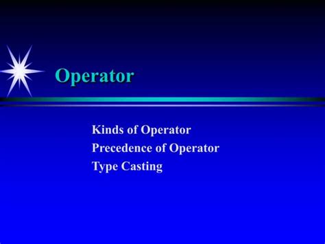 Operatorsppt