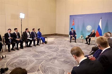 Монгол Улсын Ерөнхийлөгч ШХАБ ын дээд хэмжээний уулзалтад оролцож байна