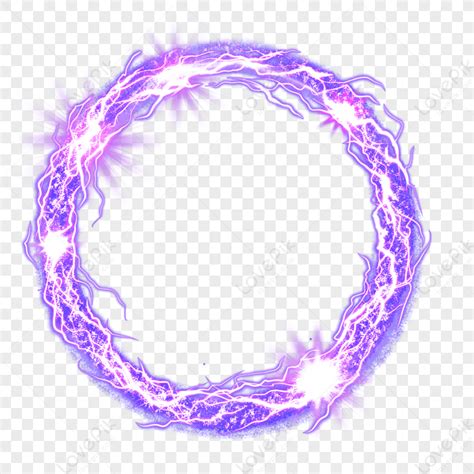 Lightning Light Effect Shape Border Thunder And Lightning Lightning Flashing Glowing Shiny Light