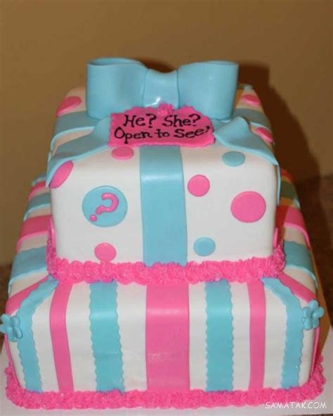 70 مدل کیک تعیین جنسیت ساده و شیک
