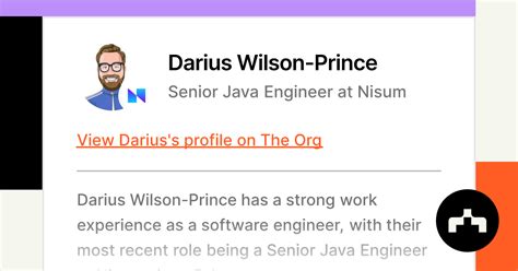 Darius Wilson Prince Senior Java Engineer At Nisum The Org