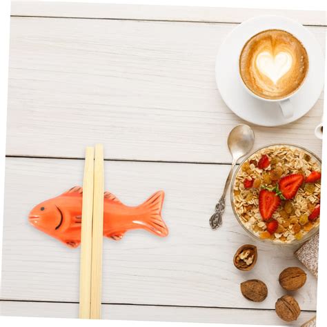 Upkoch 9pcs Fish Shaped Chopsticks Holder Mariposas Decorativas Para