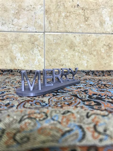 Free Stl File Illusion Marry Xmas 🎄 ・object To Download And To 3d Print