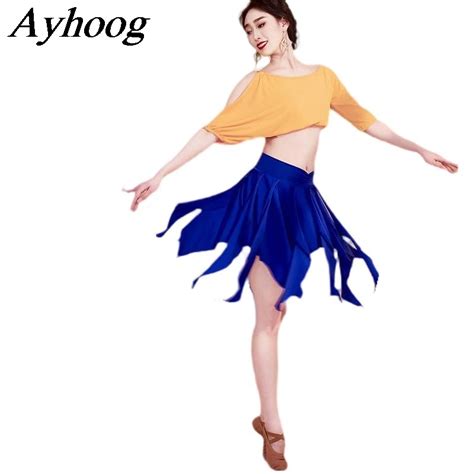 New Summer Bellydance Costume Set For Women Sexy Dance Outfit Suit Top