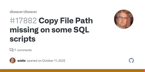 Copy File Path Missing On Some Sql Scripts · Issue 17882 · Dbeaverdbeaver · Github