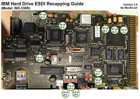 IBM PS 2 Hard Drive ESDI Recapping Guide Model WD 336R Mac84