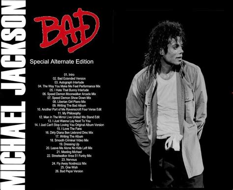 Tracks On Bad Album At Lynn Walker Blog