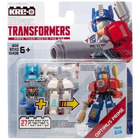Transformers Kre O Kre O Optimus Prime Set 27 Pcs Hasbro Toywiz