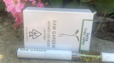 Vape Review Santa Ynez Valley Refined Live Resin Cart By Raw Garden