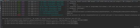 No Primary Or Single Unique Constructor Found For Interface Java Util List Csdn