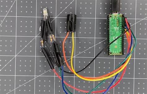 Image Showing A Passive Piezo Buzzer Connected To A Raspberry Pi Pico