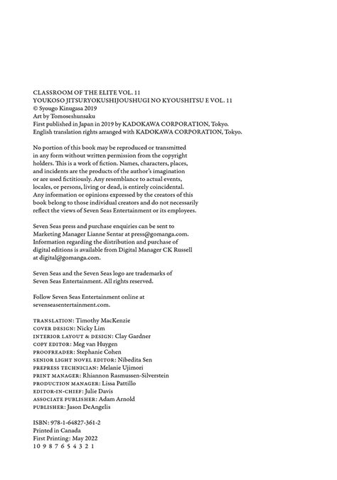 Classroom Of The Elite Vol 11 Shivendra Dubey Page 11 Flip Pdf