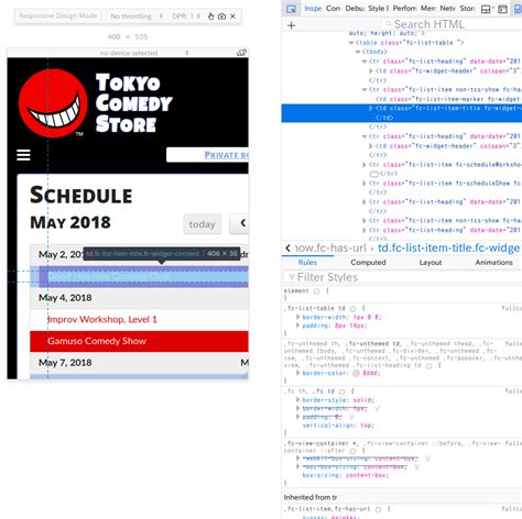 Javascript What Is Stopping This Web Page From Shrinking To Fit Widths Of Less Than 530 Pixels